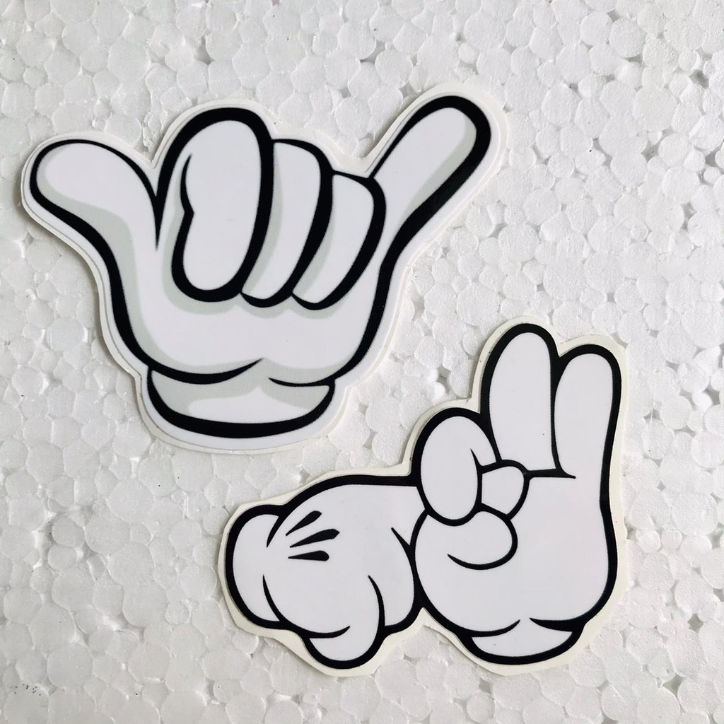 Jual Sticker Tangan Bahan Ritrama Laminasi Glossy | Shopee Indonesia