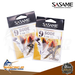 Jual Sasame SODE F-730 Flat Carbon Hook Kail Pancing Ikan Mas Gurame Bawal Patin Hiu Anti Moncel ...