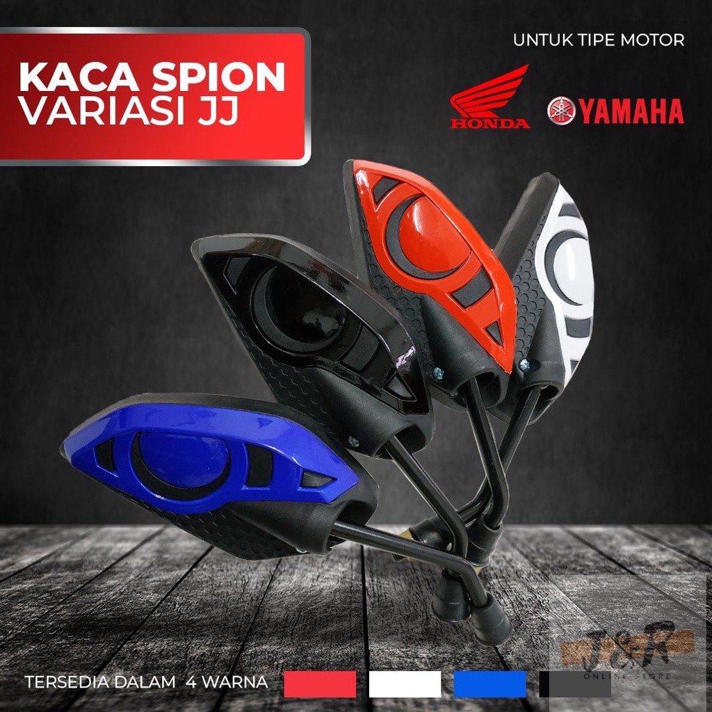 Jual KACA SPION MOTOR VARIASI JJ UNIVERSAL (HONDA DAN YAMAHA) | Shopee ...