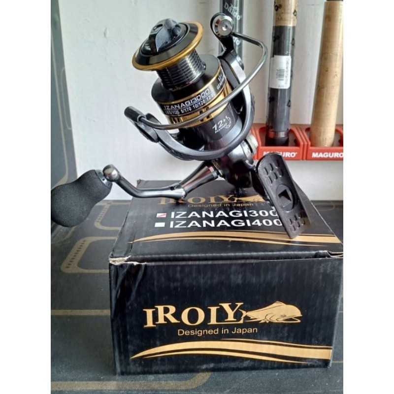 Jual Reel pancing iroly IZANAGI 3000 4000 13bb powerhandle | Shopee ...