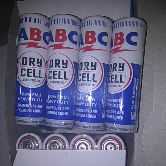 Jual khusus pulau Jawa Batu baterai ABC R6P AA 15V isi 4pcs | Shopee ...