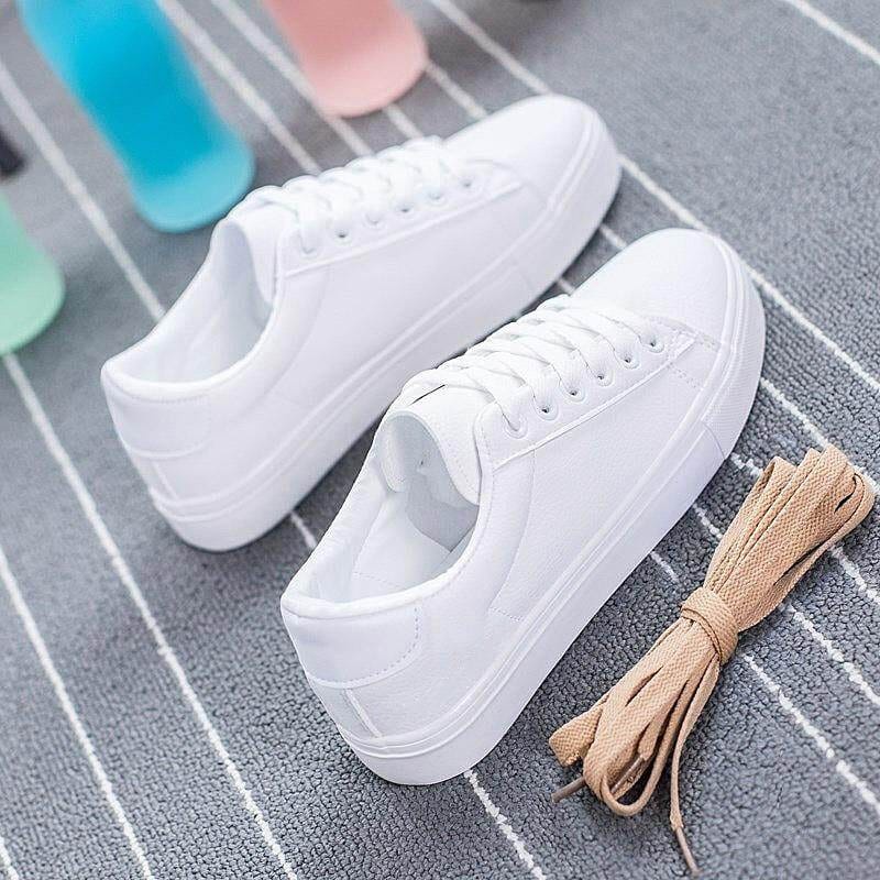 Jual Sepatu putih wanita sepatu casual ootd wanita outfit luar ruangan ...