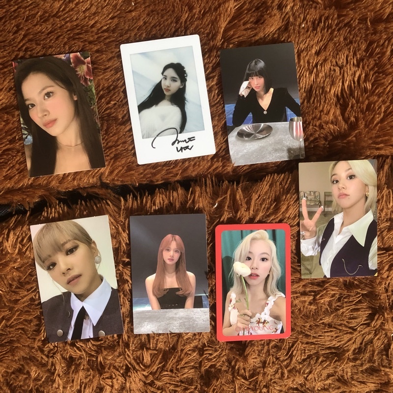 Jual OFFICIAL PHOTOCARD SANA NAYEON MOMO CHAEYOUNG JEONGYEON TZUYU EWO EYES WIDE OPEN FANCY ...