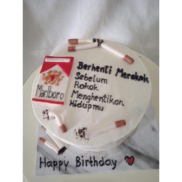 Jual kue ulang tahun karakter Rokok | Shopee Indonesia