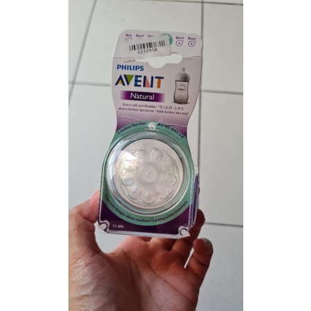 Jual Philips Avent Natural 3m+ Medium Flow Teats (isi 2 dot) | Shopee ...