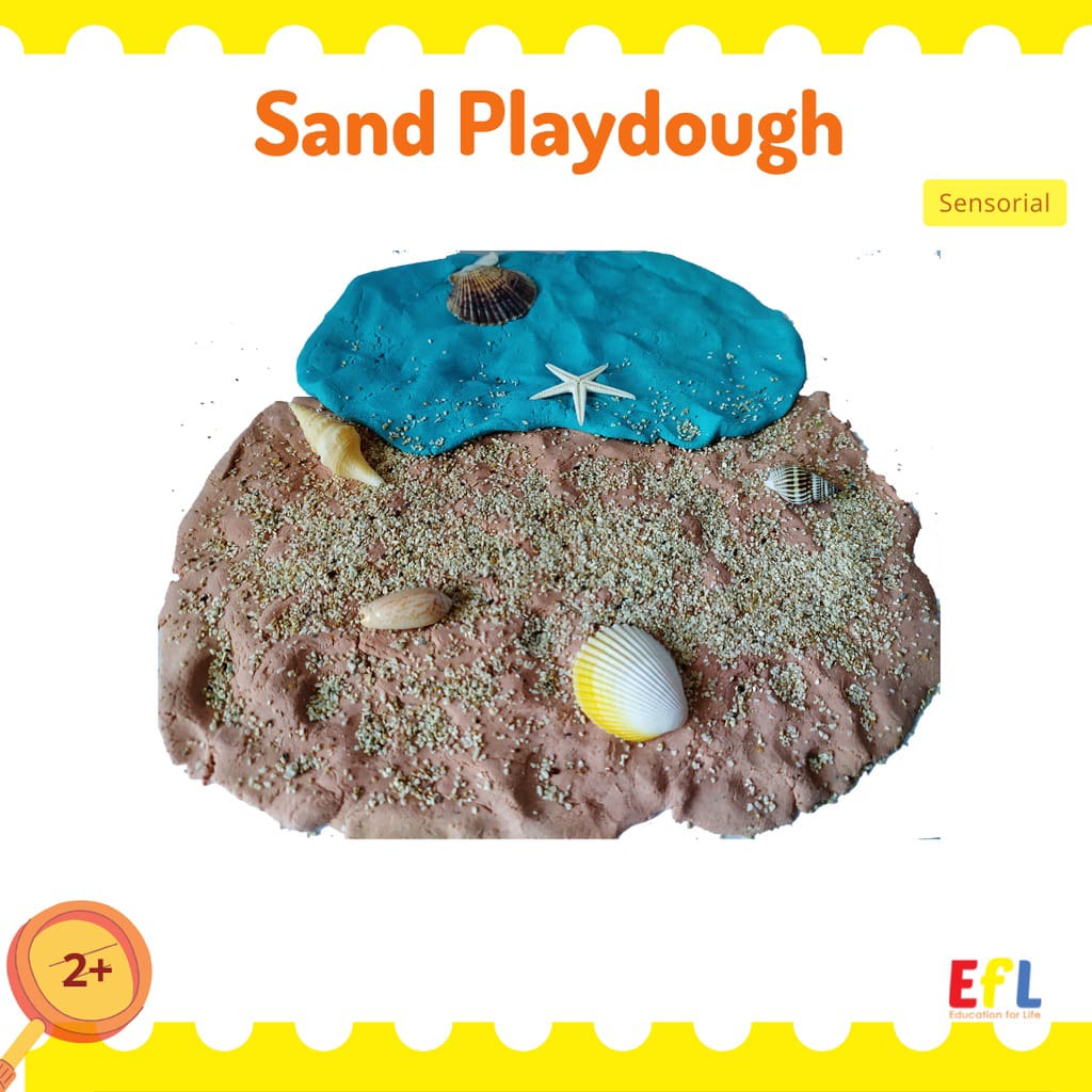 Jual Sand Water Playdough Sensory Play / Sand Play Dough | Shopee Indonesia