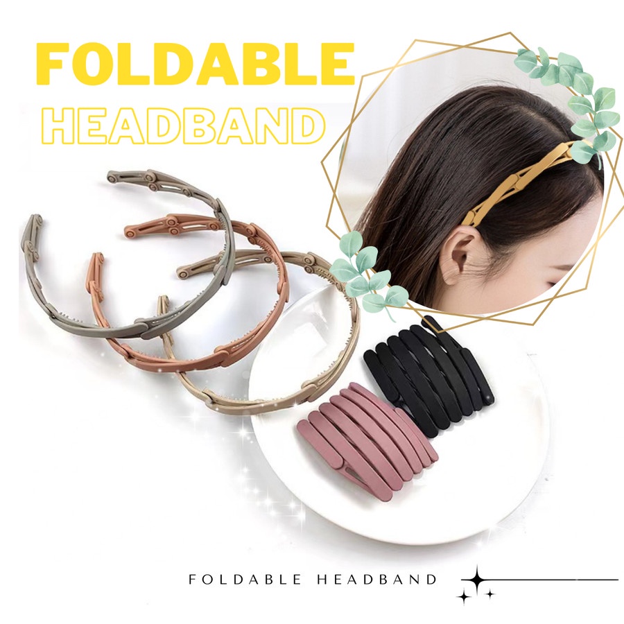 Jual Bando Lipat Korea Import Korean Foldeble Headband Bando Korean ...