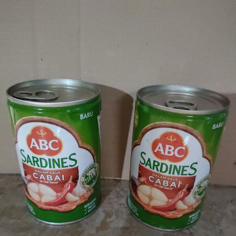 Jual sarden kaleng ABC besar cabe ABC Sardines in chili sauce | Shopee ...