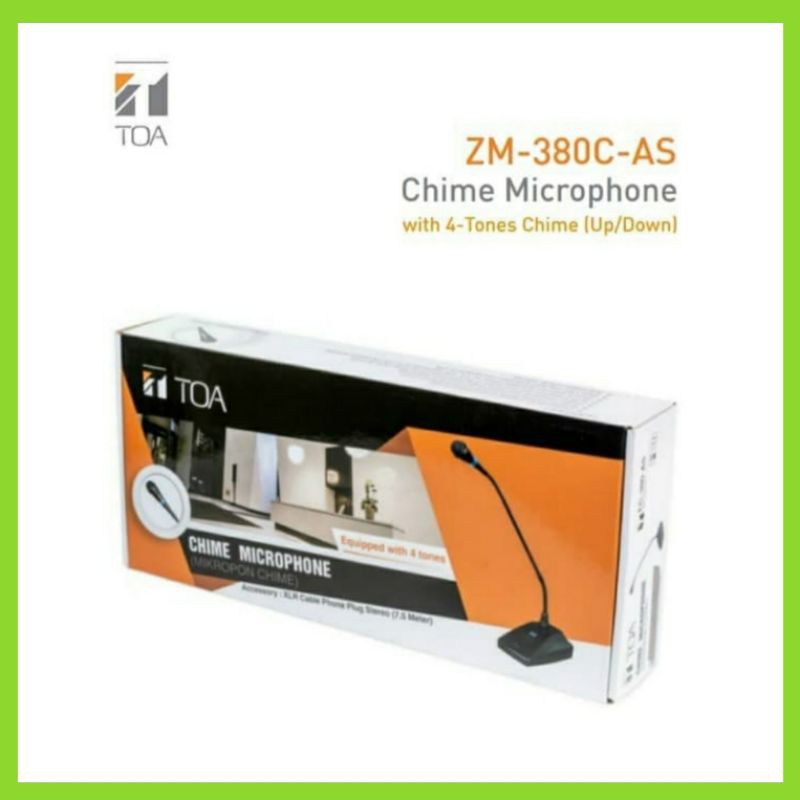Jual Microphone Chime TOA ZM - 380 C AS Mic TOA mic Paging ZM 380 C ...