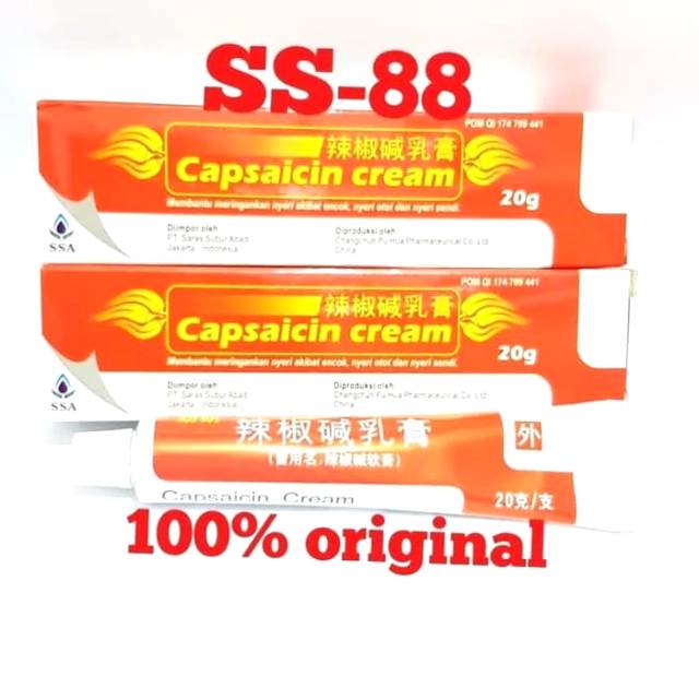 Jual CAPSAICIN CREAM ~ Untuk Nyeri Sendi, Encok, Keseleo | Shopee Indonesia