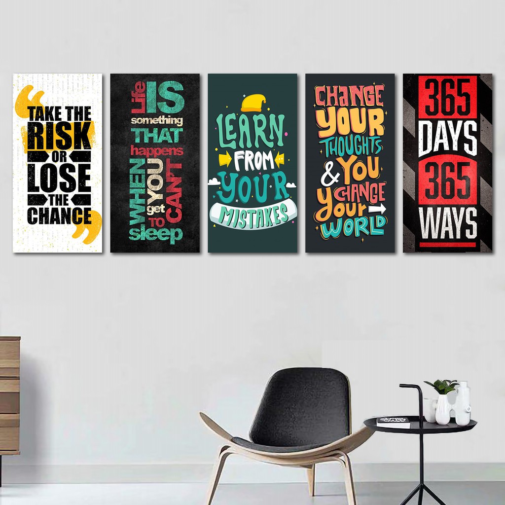 Jual Hiasan Dinding Poster Kayu QUOTES [MX F 15X30] Wall Decor Pajangan ...