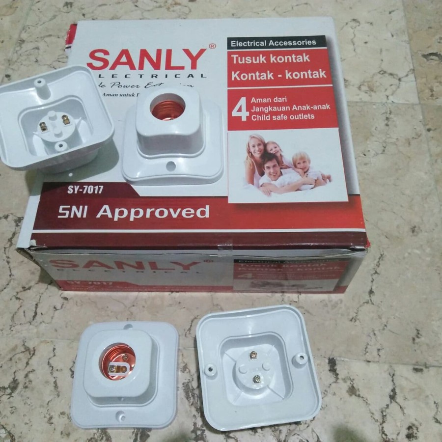 Jual Fitting/dudukan lampu plafond/tempel oval merk Sanly | Shopee ...