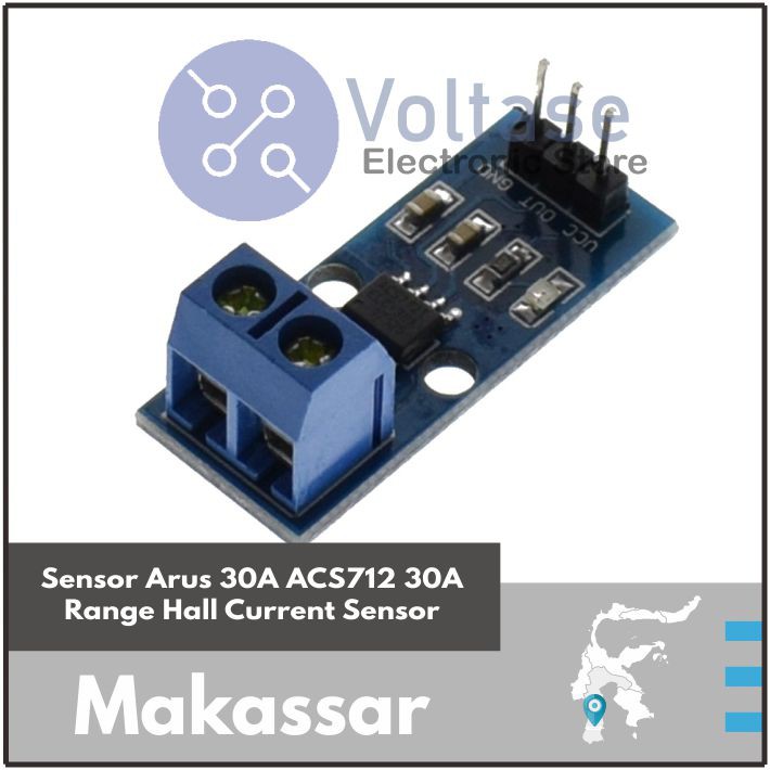 Jual Sensor Arus 30A Hall Current Sensor ACS712 | Shopee Indonesia
