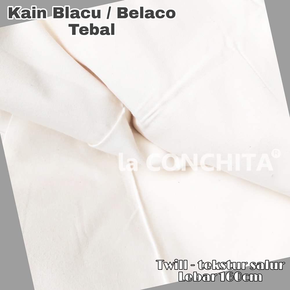 Jual KAIN BLACU / BELACU / BLACO TEBAL LEBAR 160CM TEKSTUR SALUR ...