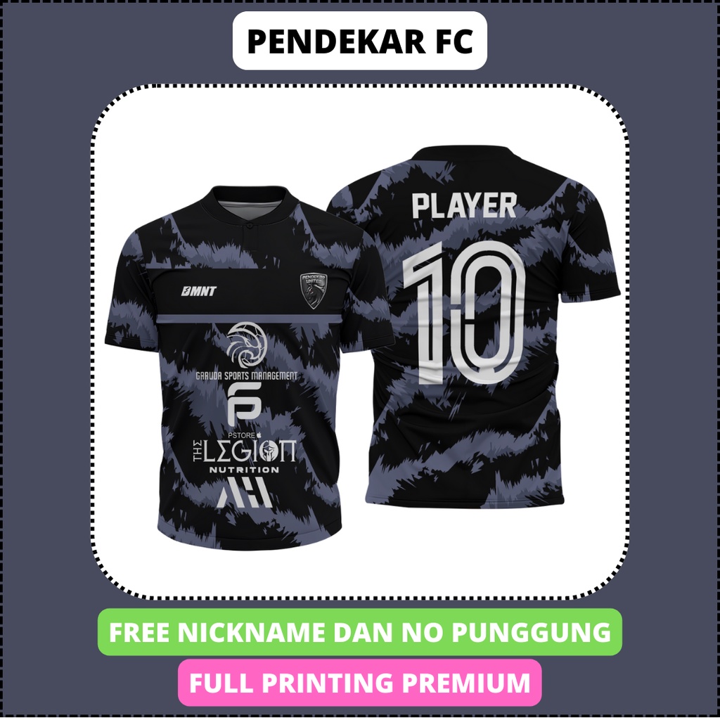 Jual JERSEY PENDEKAR UNITED 2022 FREE NAMA DAN NO PUNGGUNG FULL ...