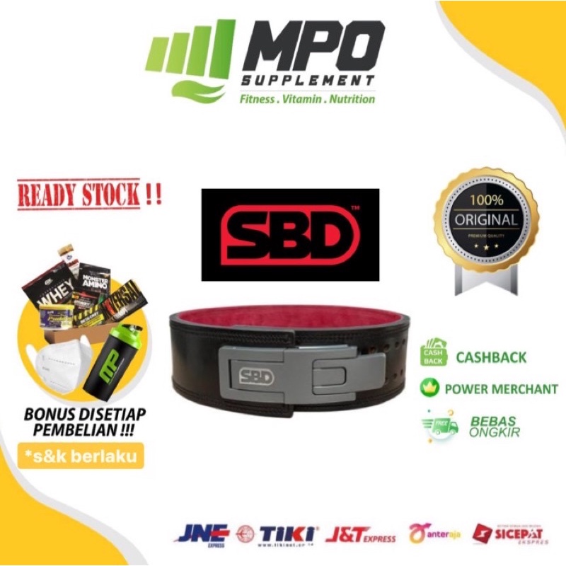 Jual SBD 13mm Lever Belt 2020 SBD 13 mm Lever Belt SBD Powerlifting ...