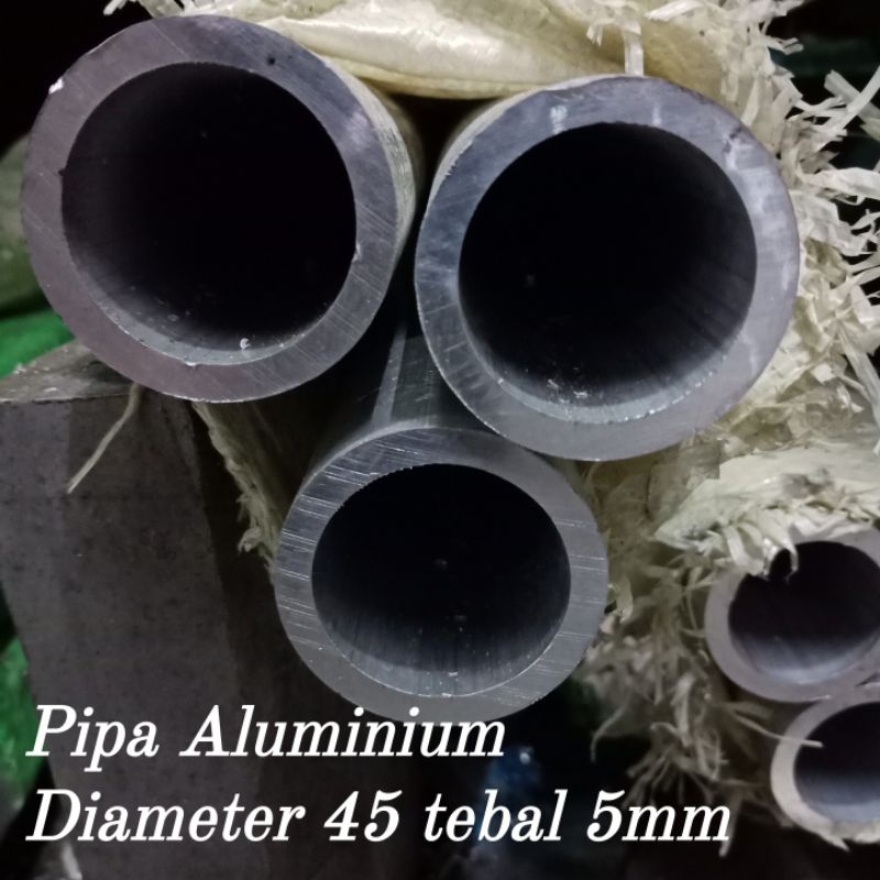 Jual Pipa Aluminium od 45 x id 35 x 120 / pipa alumunium | Shopee Indonesia