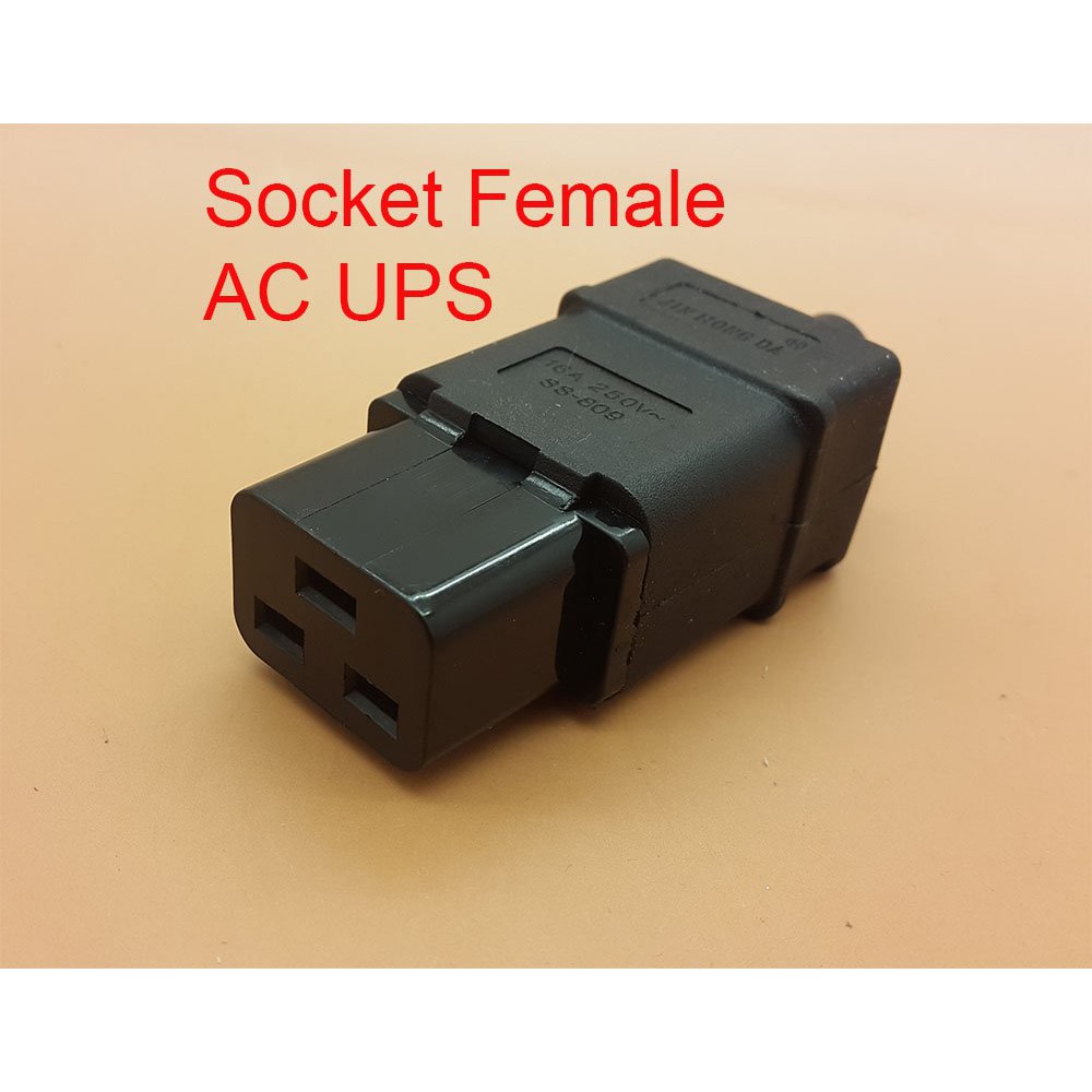 Jual Socket Female AC model UPS ( cocok untuk watt besar ) | Shopee ...