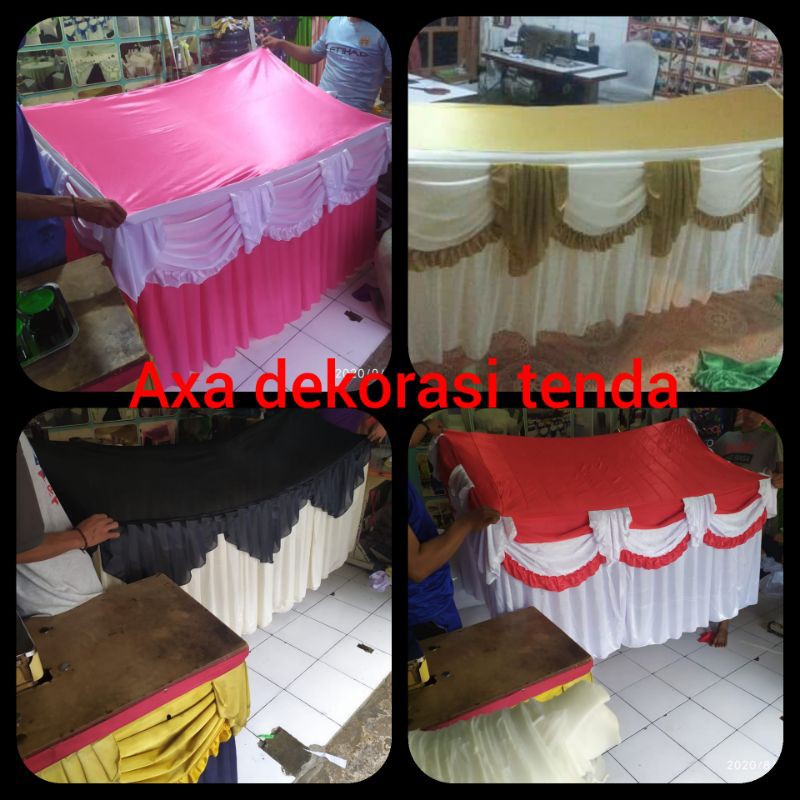 Jual cover meja pake poni ga pke busa(120x60x75) bahan felamin (warna ...