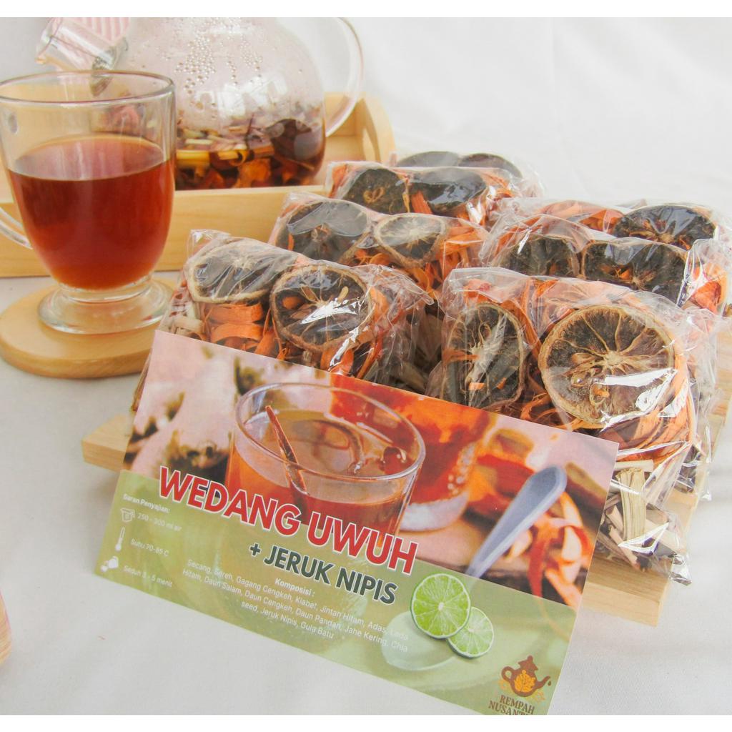 Jual Wedang Uwuh Rempah Komplit Extra Jeruk Nipis isi 10pcs- Rempah ...