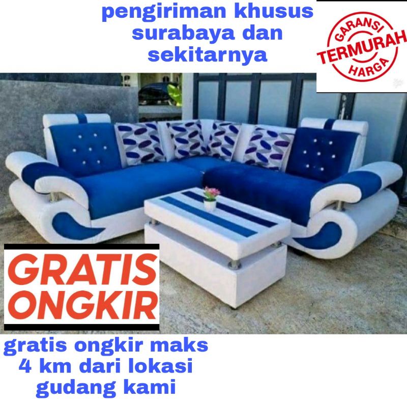 Jual Promo Sofa Sudut Minimalis Sofa L Sudut Bisa Request Warna