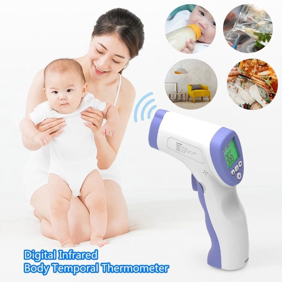 Jual Thermometer Gun Pengukur Suhu Infrared Termometer Laser Termo Gun ...