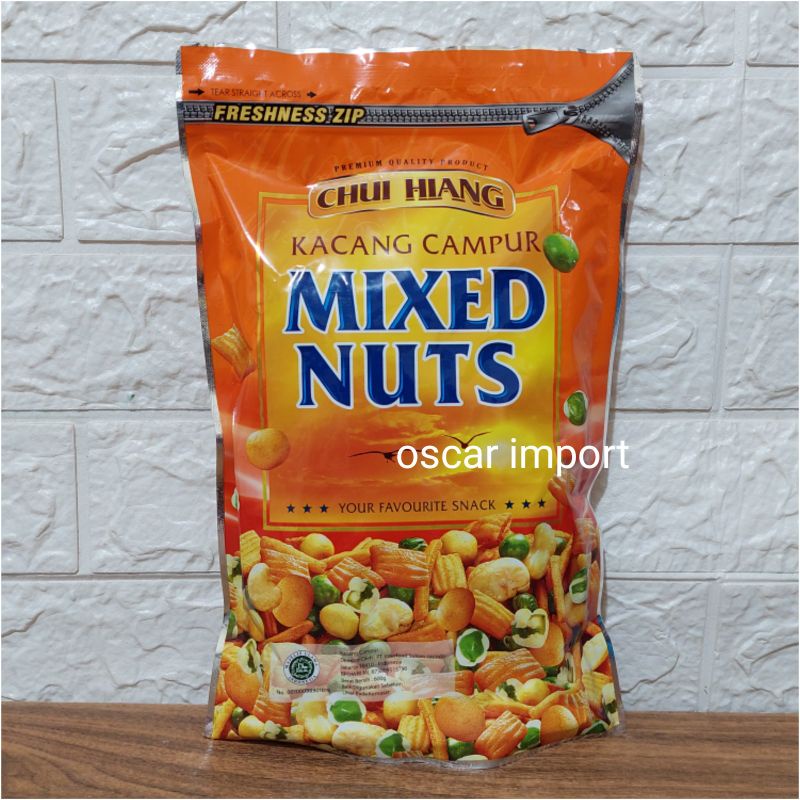Jual Chui Hiang Premium Mix Nuts Malaysia 500g Kacang campur | Shopee Indonesia