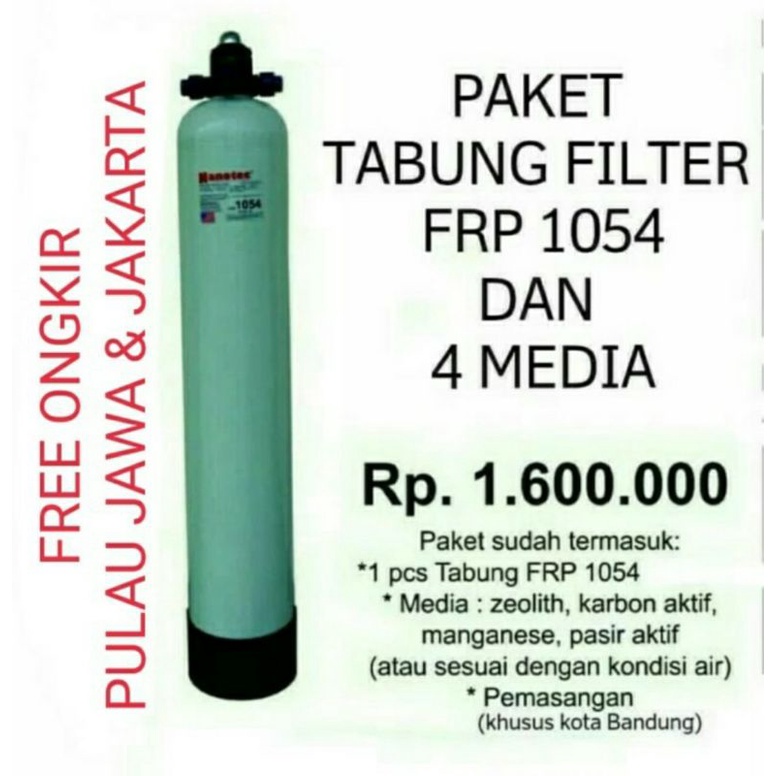 Jual TABUNG FILTER AIR NANOTEC-FILTER AIR SUMUR-TERMASUK MEDIA DAN ...