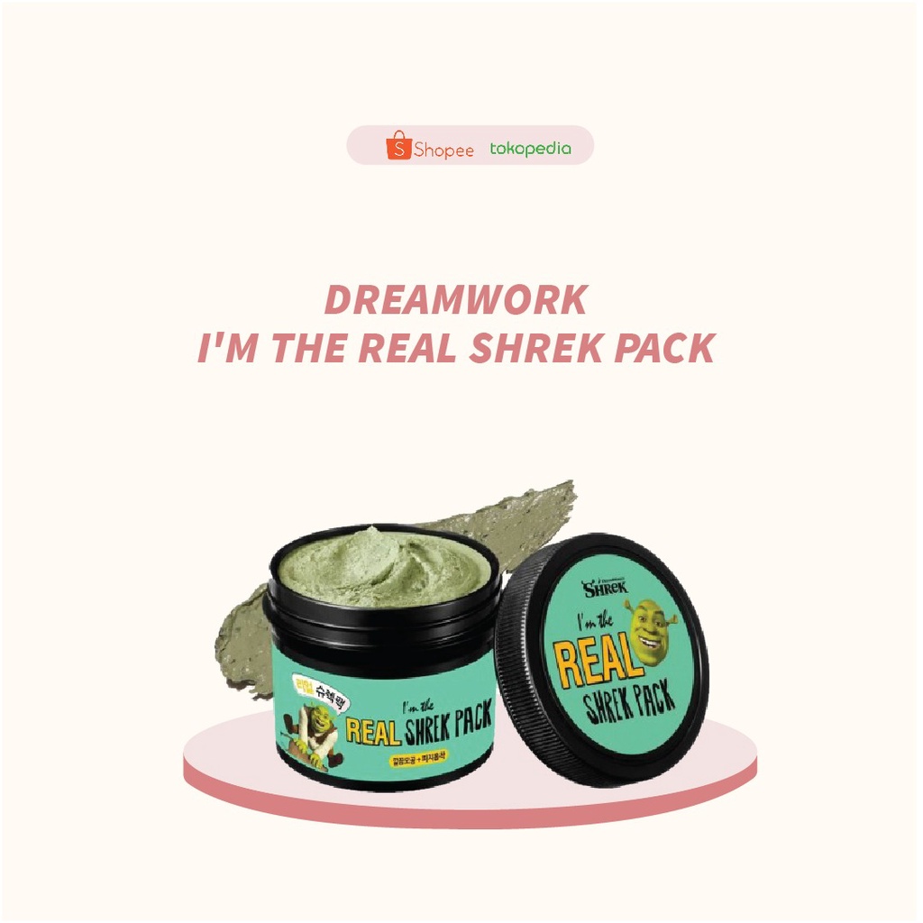 Jual OLIVEYOUNG x DREAMWORKS : I'm The Real Shrek Pack Face Mask 110g ...