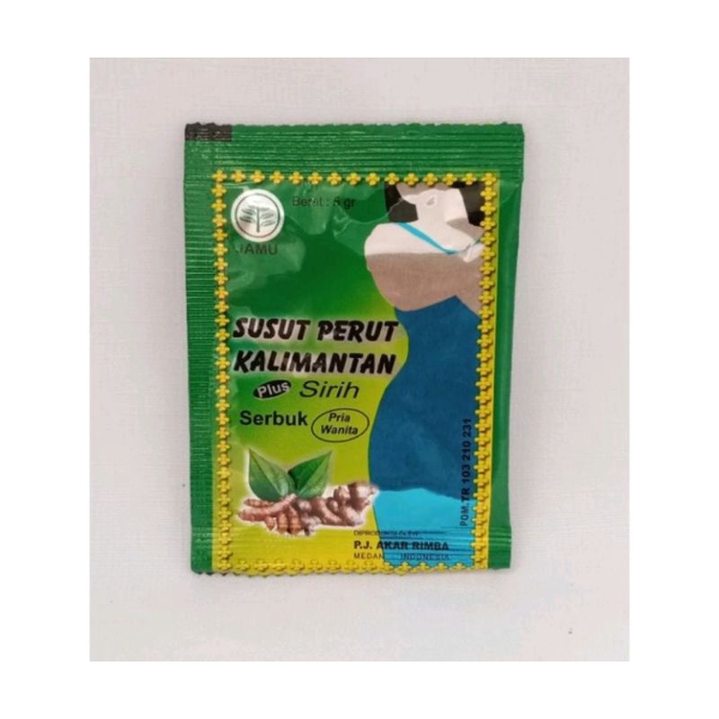 Jual jamu susut perut Kalimantan plus sirih serbuk isi 10 / pelangsing ...