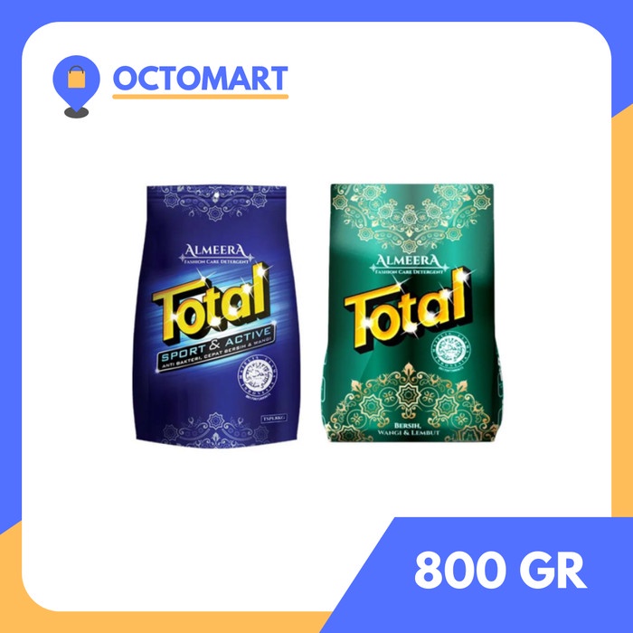 Jual TOTAL DETERGENT ALMEERA / Deterjen Bubuk 800g / 800gr / 800 gr ...