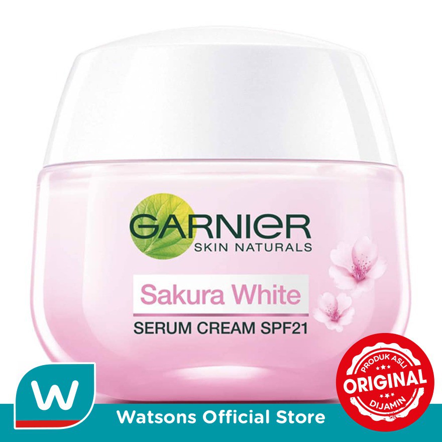 Jual Garnier Sakura Glow Day Cream SPF21 50ml | Shopee Indonesia