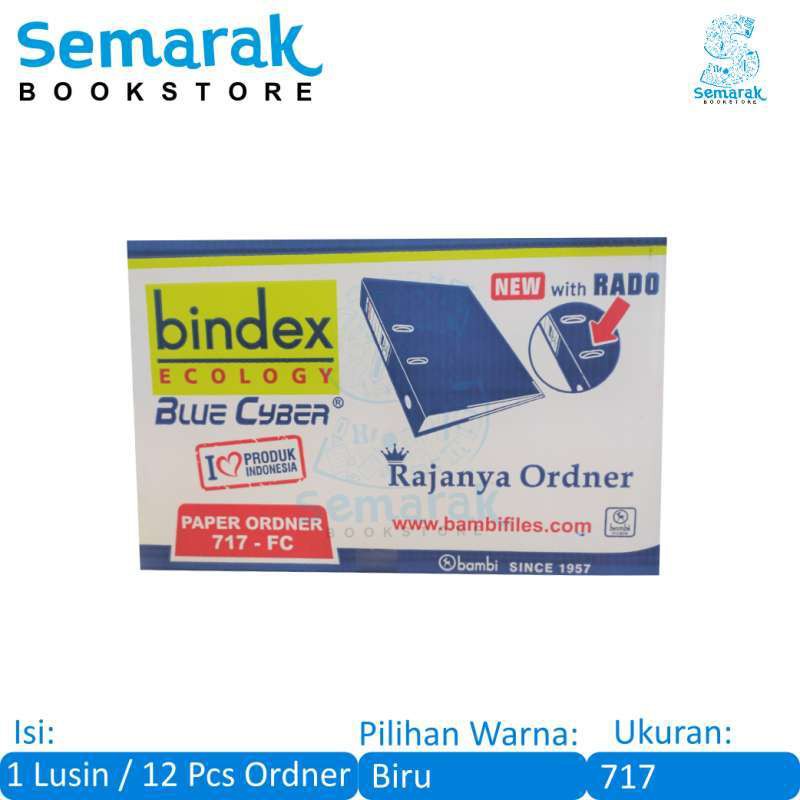 Jual Bindex Ecology 717 Ordner 7 CM - [1 Lusin / 12 Pcs] Hitam | Shopee ...