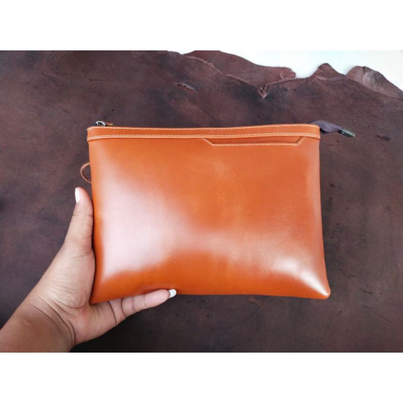 Jual Handbag Kulit Pria Wanita Full Kulit Sapi Asli 100% | Shopee Indonesia