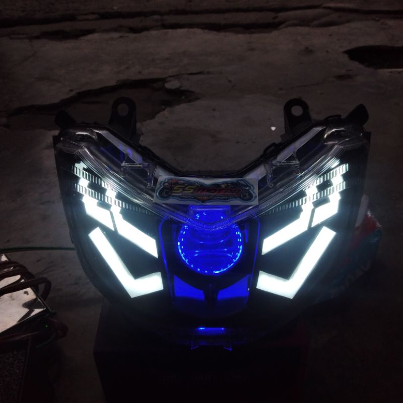 Jual HEADLAMP LAMPU DEPAN PROJECTOR PROJIE YAMAHA NMAX OLD N MAX LAMA ...