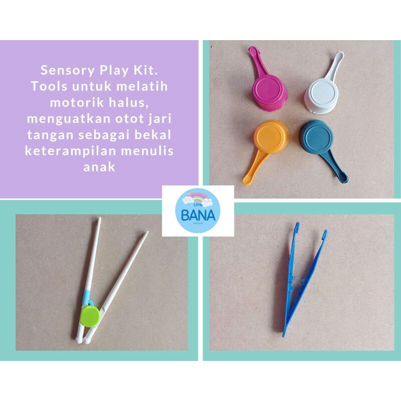 Jual Sensory Play Kit/Gayung mini Tweezer Sumpit | Shopee Indonesia
