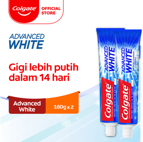 Jual Colgate Advanced White Whitening Toothpaste 160g - Pasta Gigi ...