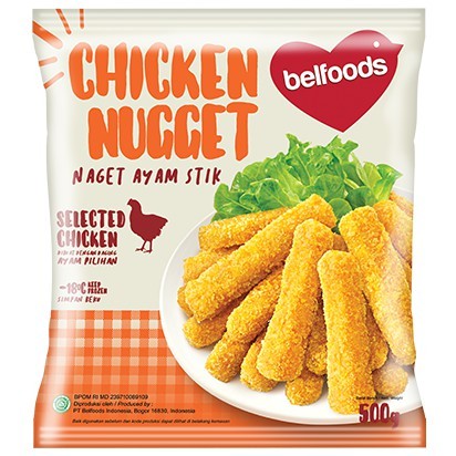 Jual Belfoods Favorite Chicken Nugget Stick 500g Nuget Ayam Belfood 50 ...