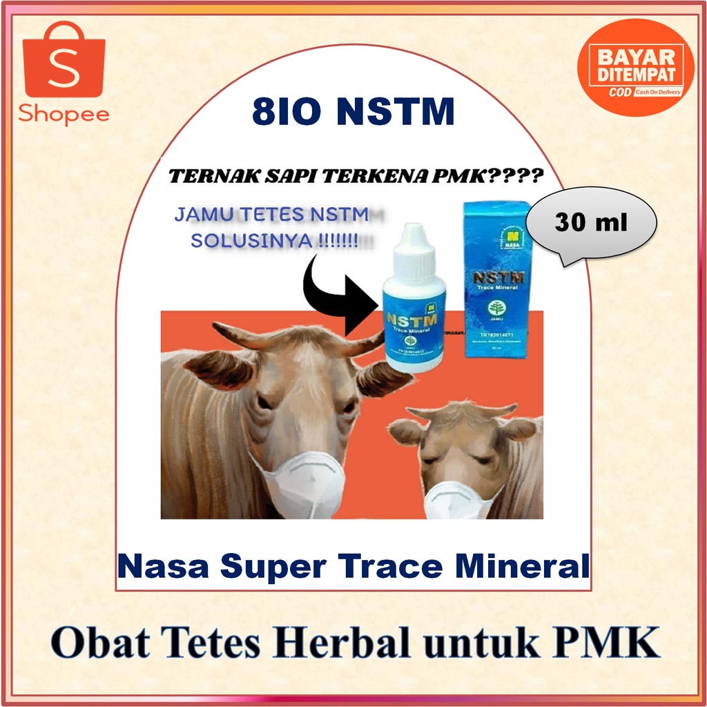 Jual Obat Tetes Herbal untuk PMK Sapi dan Hewan Ternak NSTM Nasa Super ...