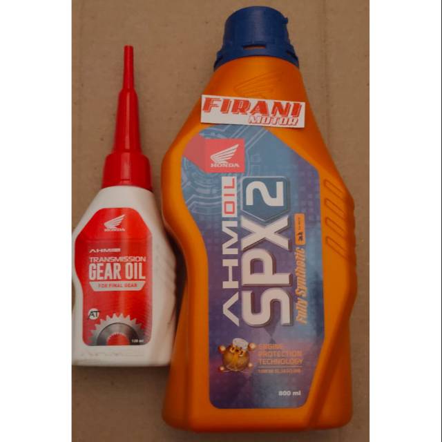 Jual PAKET HEMAT OLI SPX 2 MATIC DAN GARDAN AHM ORIGINAL ASLI HONDA ...
