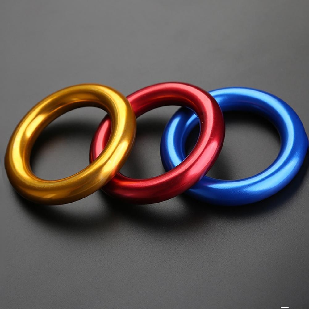 Jual IMPORT 22KN Rock Climbing Ring Round Aluminum Mountaineering ...