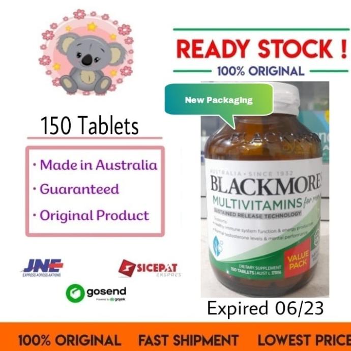 Jual Blackmores Multivitamin for Men 150 tablets | Shopee Indonesia