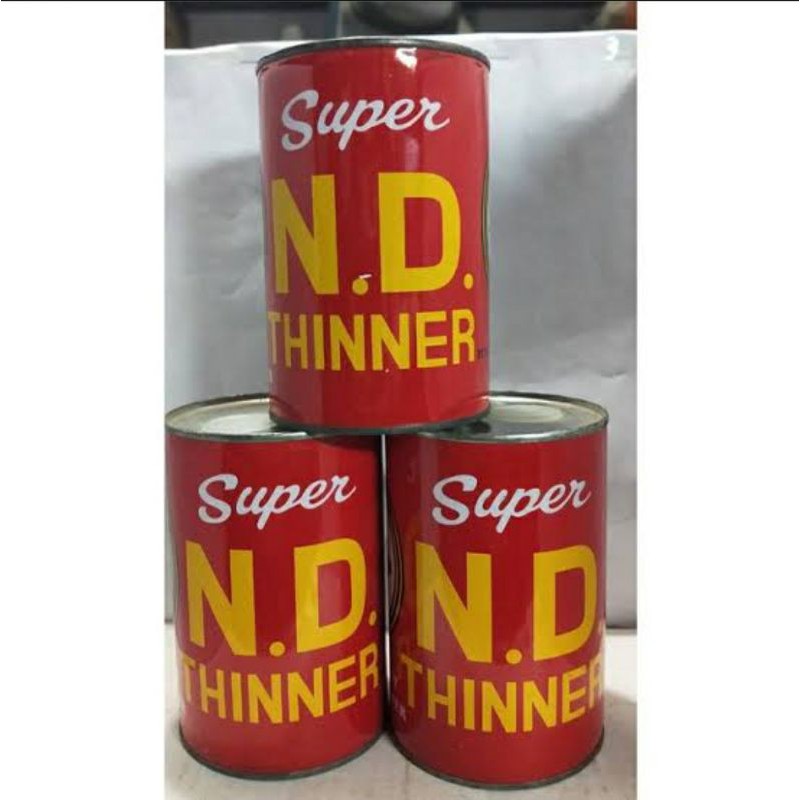 Jual thinner thiner tiner pengencer cat kayu besi duco merk ND | Shopee ...