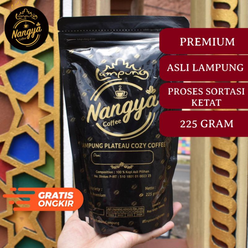 Jual Kopi Bubuk Robusta Nangya Khas Liwa Lampung Barat Asli Lampung 225 ...