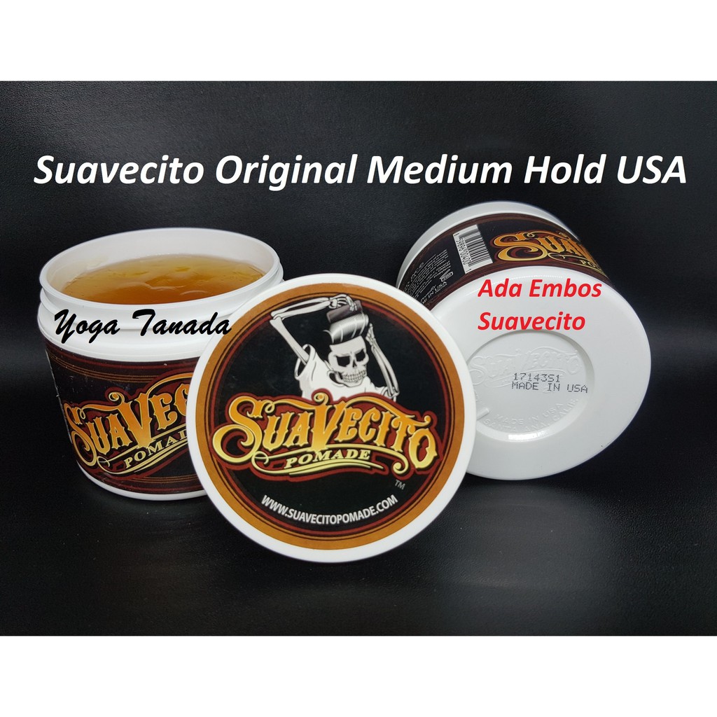 Jual POMADE SUAVECITO ORIGINAL MEDIUM HOLD WATERBASED 4 OZ MADE IN USA ...