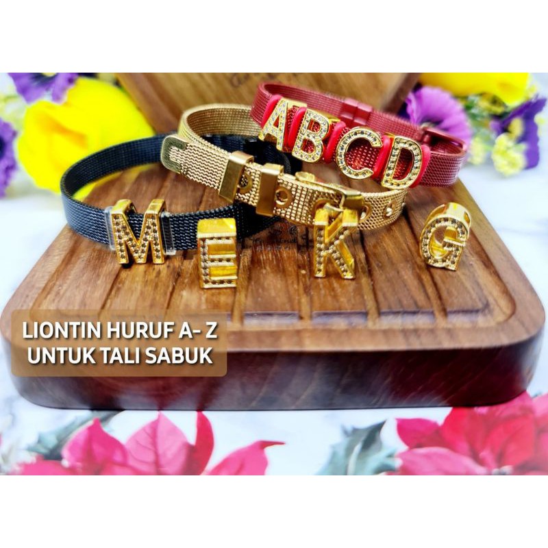 Jual Liontin Gelang Jam Gesper Huruf Inisial Model baru | Shopee Indonesia