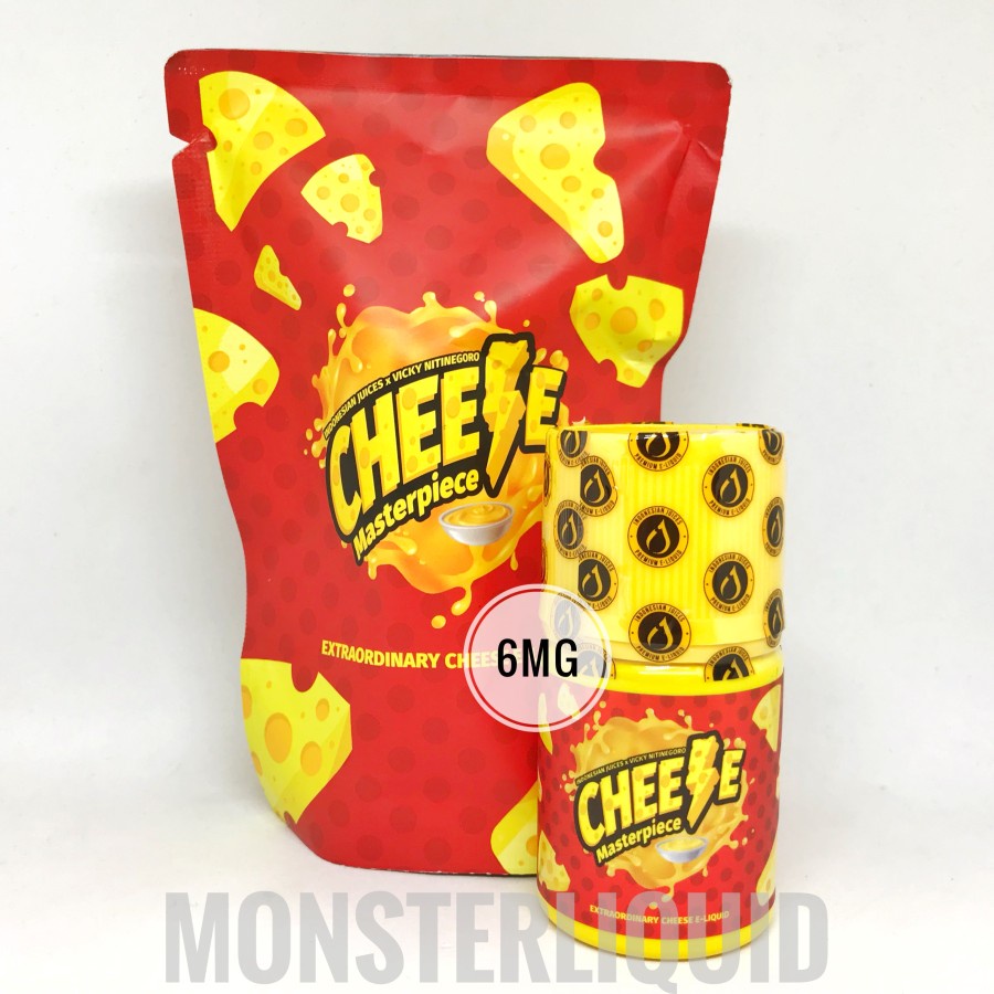 Jual CHEEZE MASTERPIECE EXTRAORDINARY CHEESE BY VICKY 6MG 60ML | Shopee ...