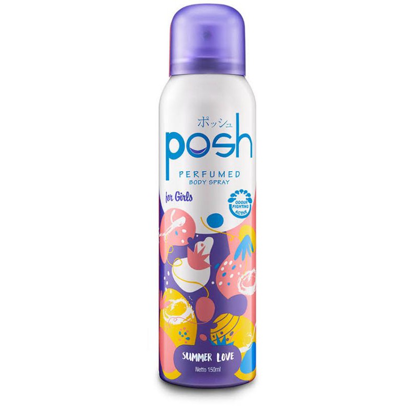 Jual Deo POSH Spray 150ml (Kemasan Baru) | Shopee Indonesia