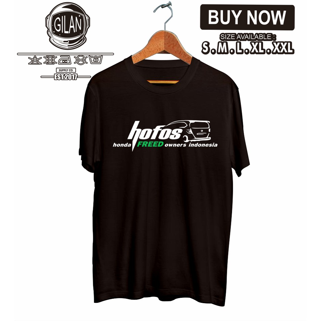 Jual Kaos Baju Mobil Honda Freed Owners Indonesia HOFOS Racing OTOMOTIF - | Shopee Indonesia