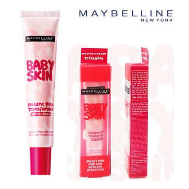 Jual MAYBELLINE Baby Skin Pink Transformer SPF35 PA+++ | Shopee Indonesia